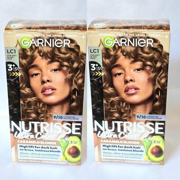 Garnier | Hair | 2 X Garnier Nutrisse Ultra Color Caramelo Blonde Lc ...